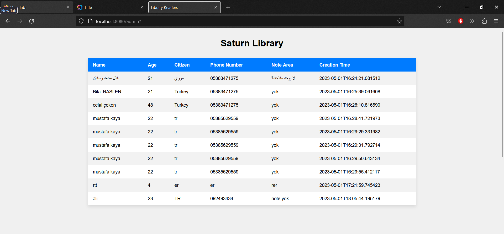 GitHub - BllRaslen/OnlineKutuphaneRandevu