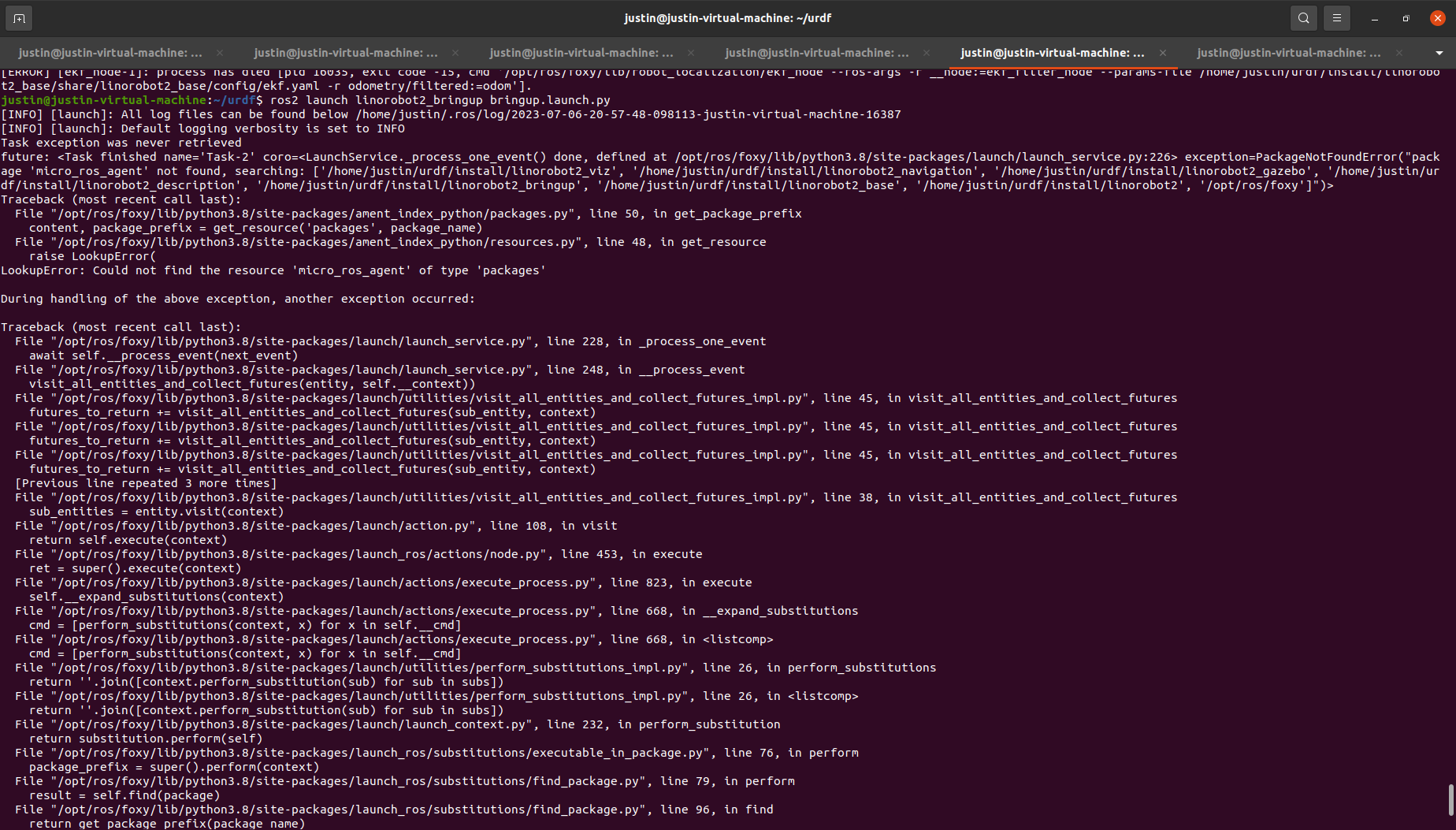 Ros2 Launch Linorobot2bringup Bringuplaunchpy Error · Issue 75 · Linorobotlinorobot2 · Github