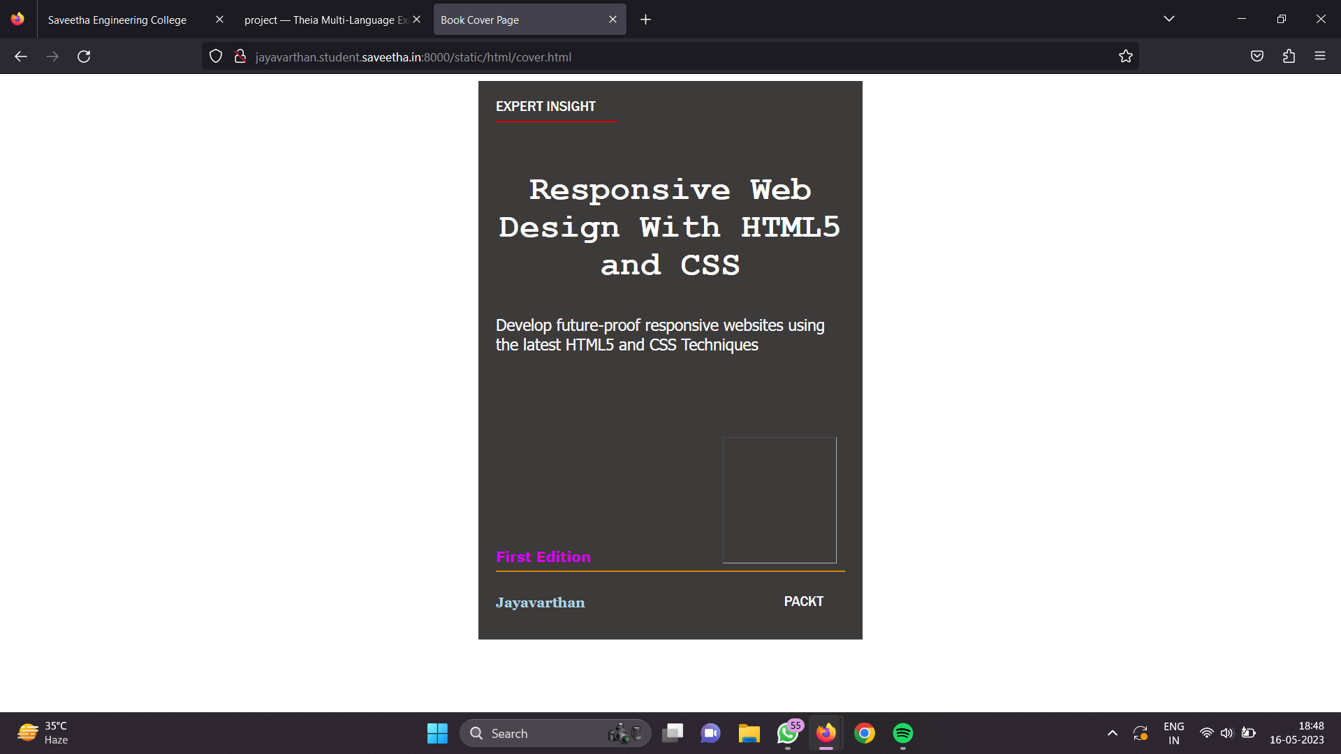 GitHub - JAYAVARTHAN-P/Book-CoverPage-Design