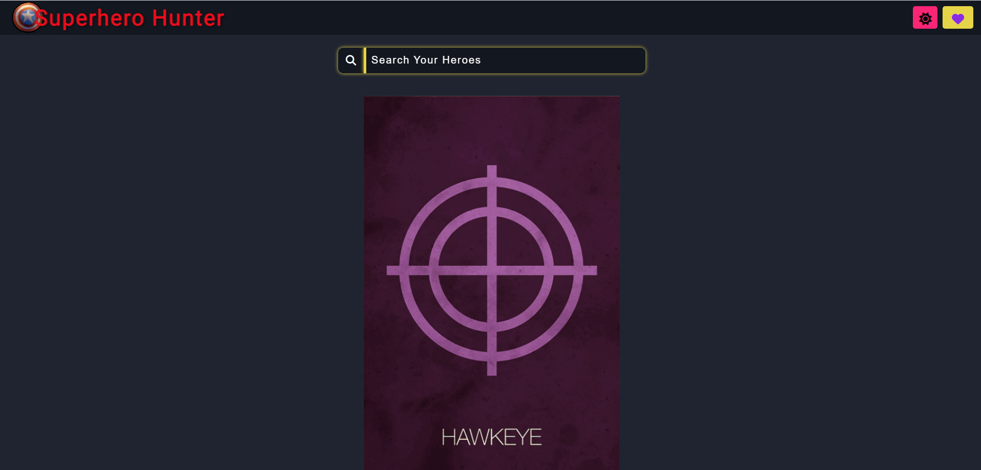 GitHub - SayanMercer/SuperHeroHunterApp: SuperHeroHunterApp is a web application developed using ...