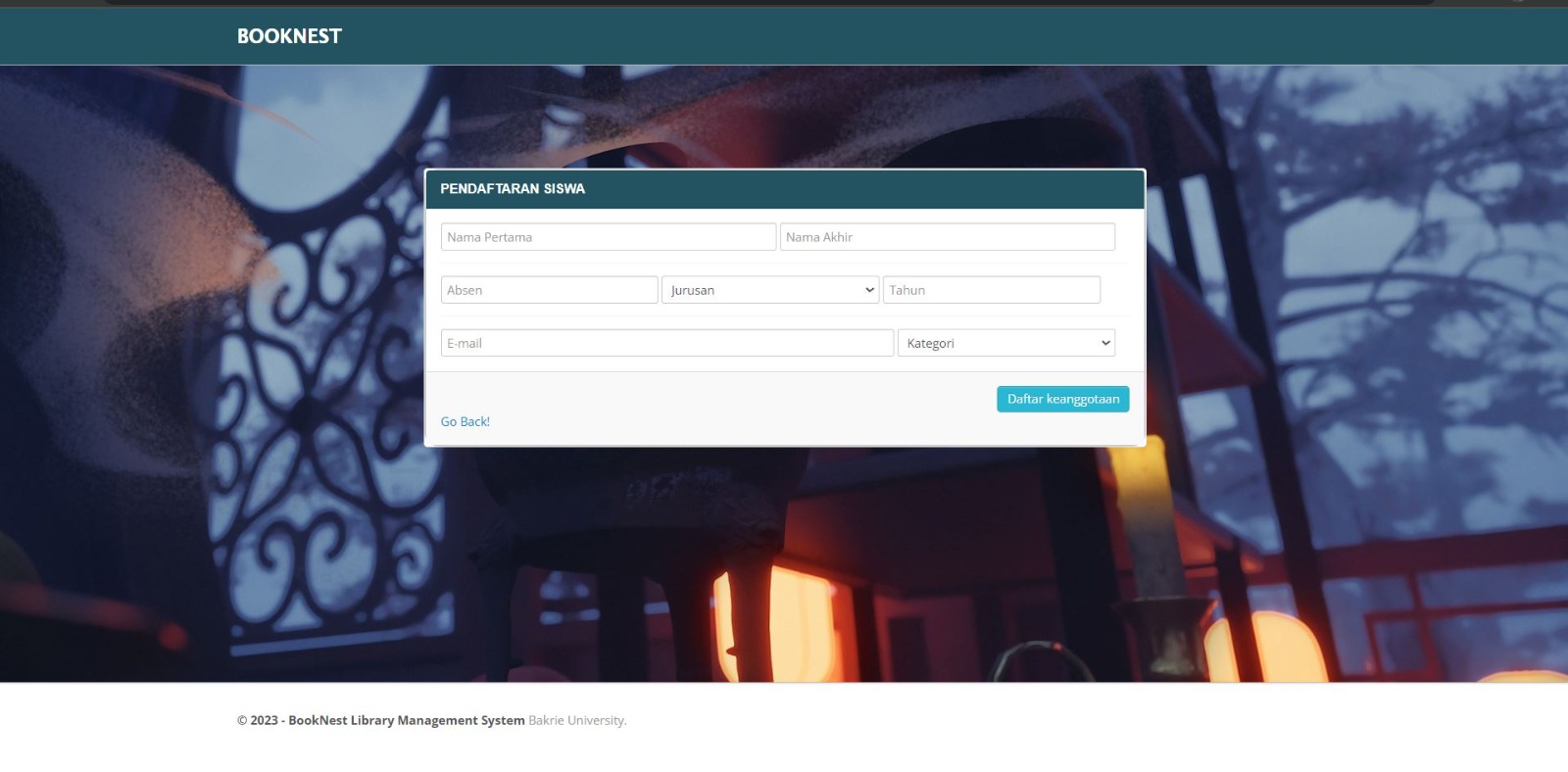 GitHub - faatihahr/Booknest: Smart Library Management System.