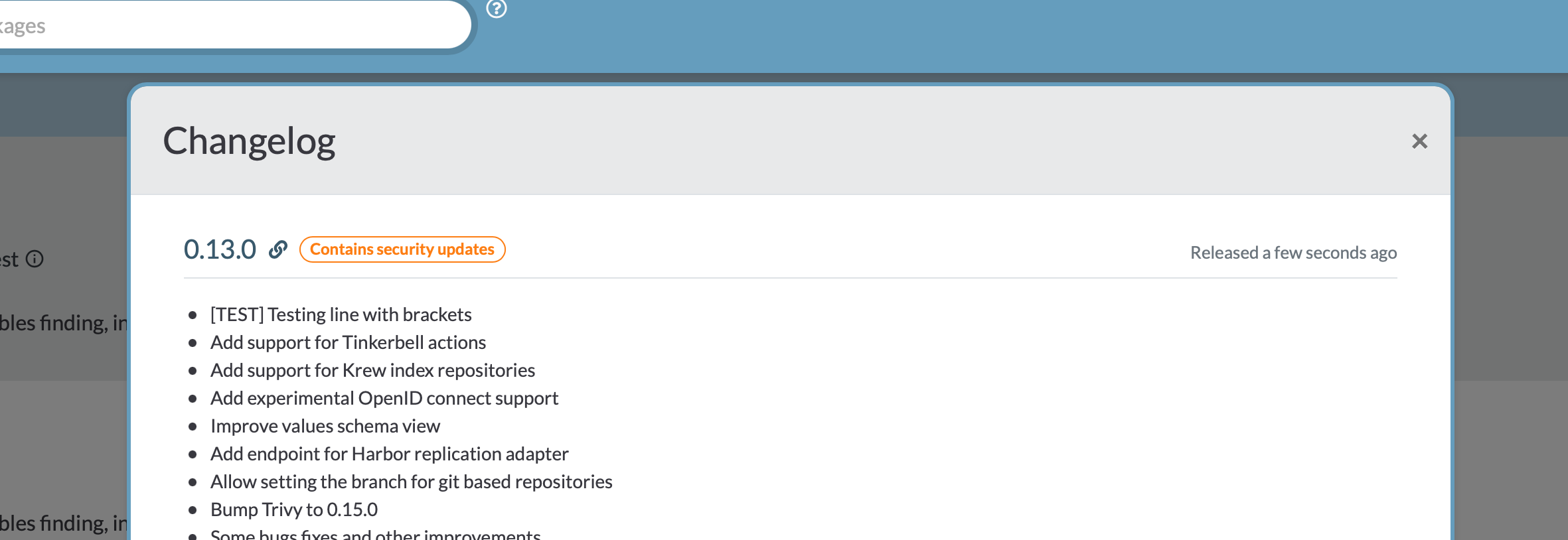 Structured Changelog Annotation · Issue #1039 · artifacthub/hub · GitHub