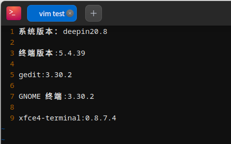 在deepin-terminal中使用vim粘贴gedit中复制的文本会导致行间多一个换行 · Issue #3903 · linuxdeepin/developer-center · GitHub