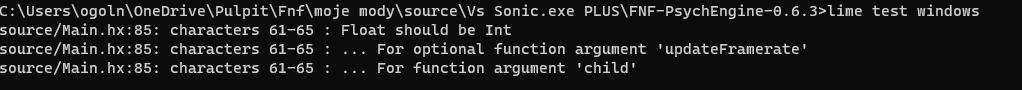 How To Fix This Float Should Be Int For Optional Argument Updateframerate Fro Function