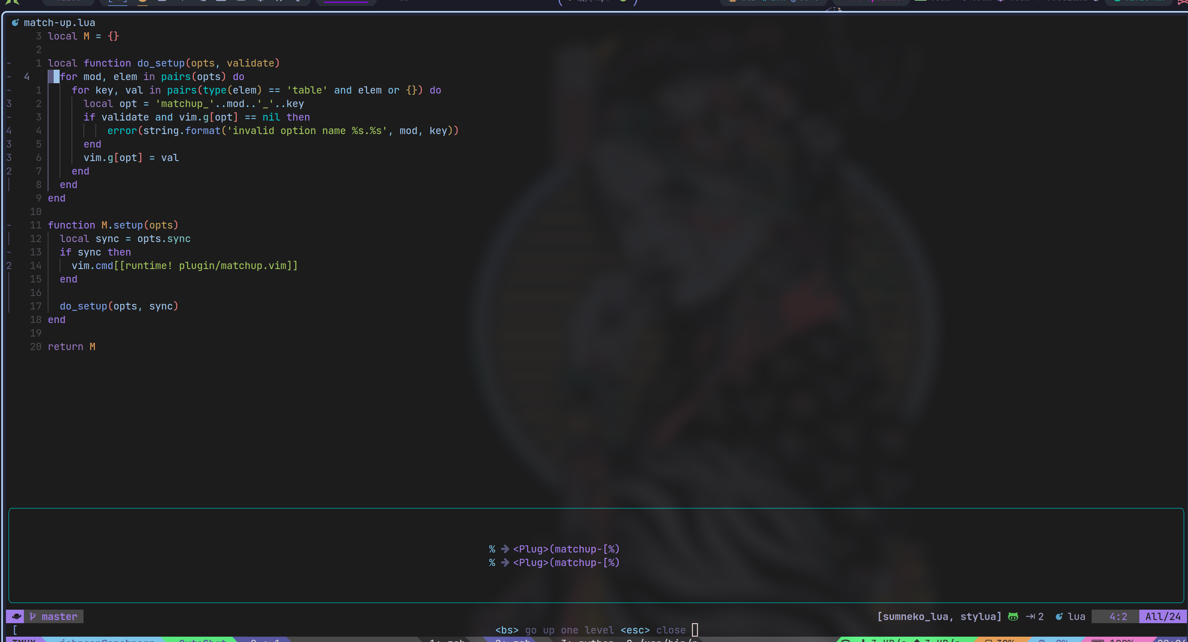 Duplicate entries in visual mode · Issue #370 · folke/which-key.nvim ...
