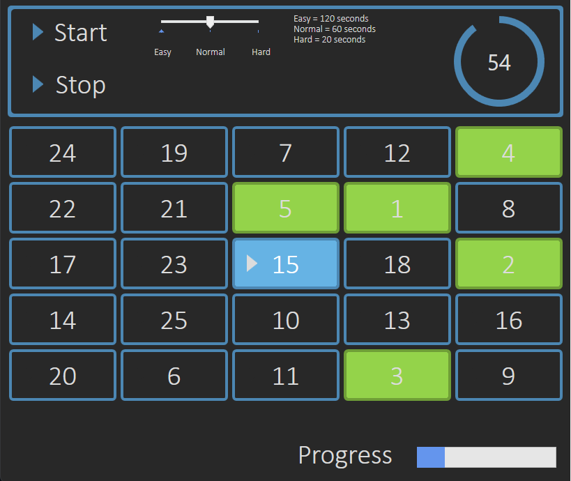 GitHub - VictorLyalchuk/Schulte-Table