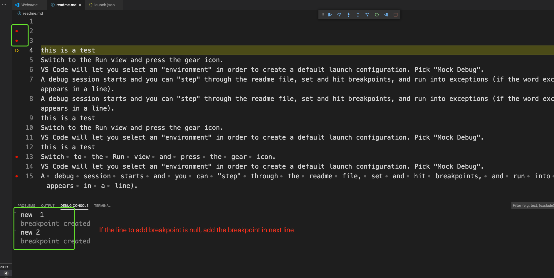 How to remove a breakpoint from vscode UI? · Issue #240 · microsoft/vscode-debugadapter-node ...
