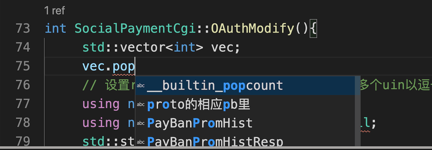 go definition works , but code_complete can't give suggestions on vector. · Issue #579 · MaskRay ...