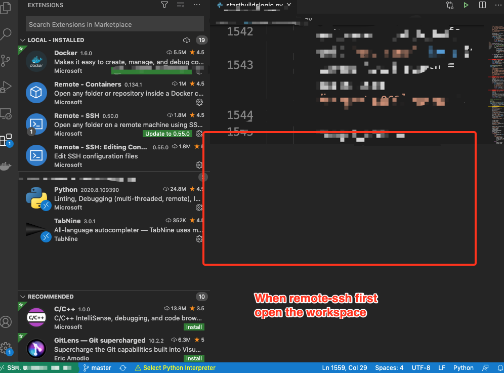 When open a new workspace first time, the remote shell is wired · Issue #3686 · microsoft/vscode ...