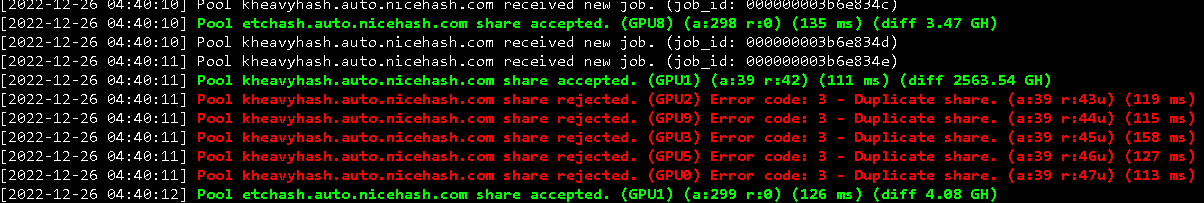 Error code 3 - Duplicate share · Issue #697 · todxx/teamredminer · GitHub