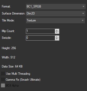 Cant use ASTC_4x4_SRGB format when replacing an image · Issue #590 · KillzXGaming/Switch-Toolbox ...