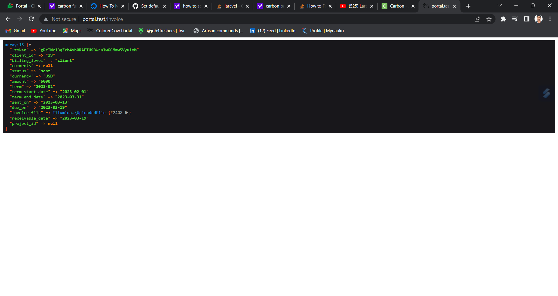 Set default values of invoices · Issue #2866 · ColoredCow/portal · GitHub