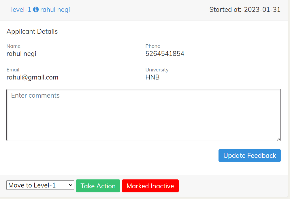 CodeTrek Applicant Inactive Action · Issue #2964 · ColoredCow/portal · GitHub