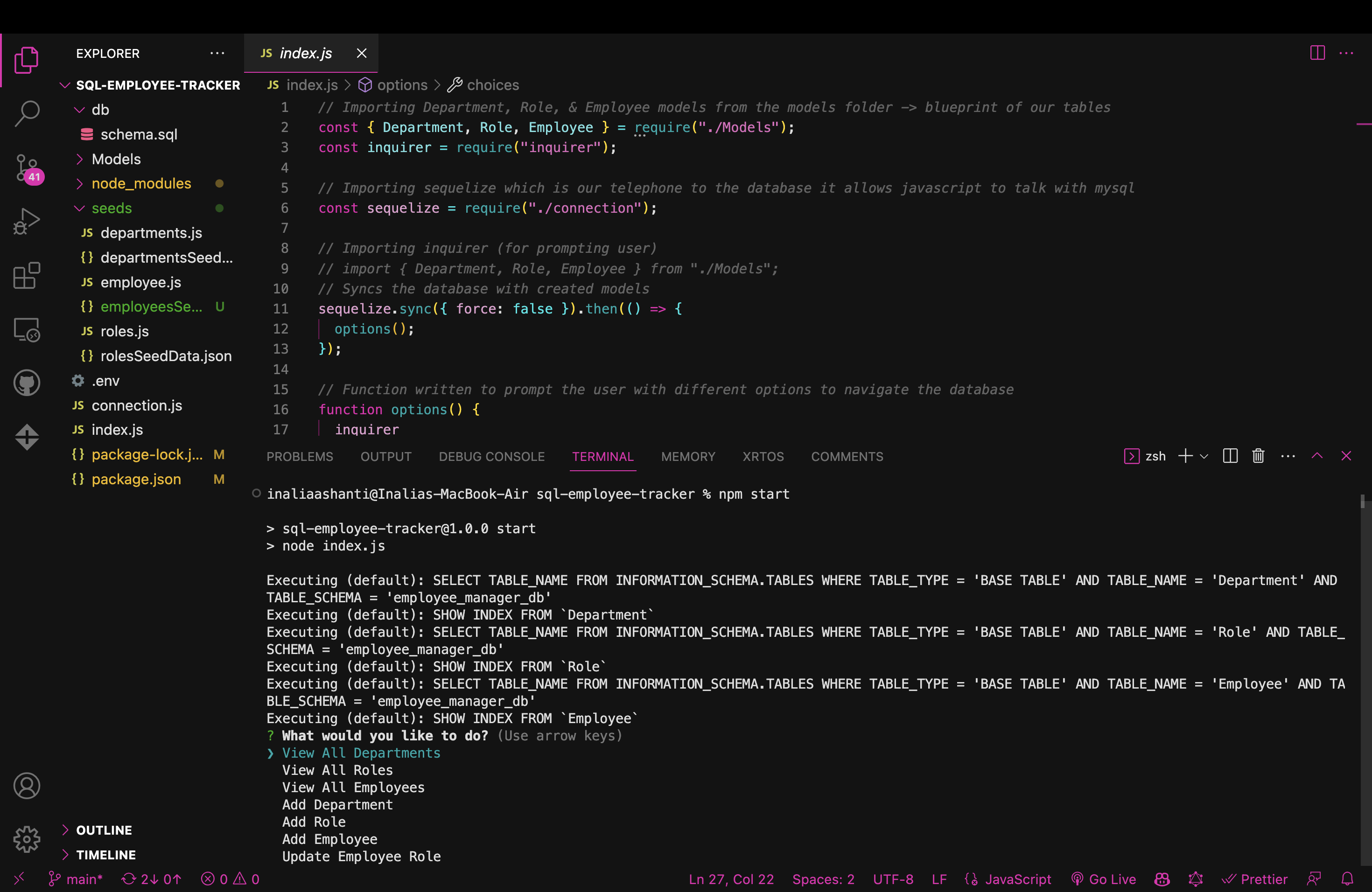 GitHub - Slfdspln/SQL-Employee-Tracker: Week 12 Challenge (SQL ...