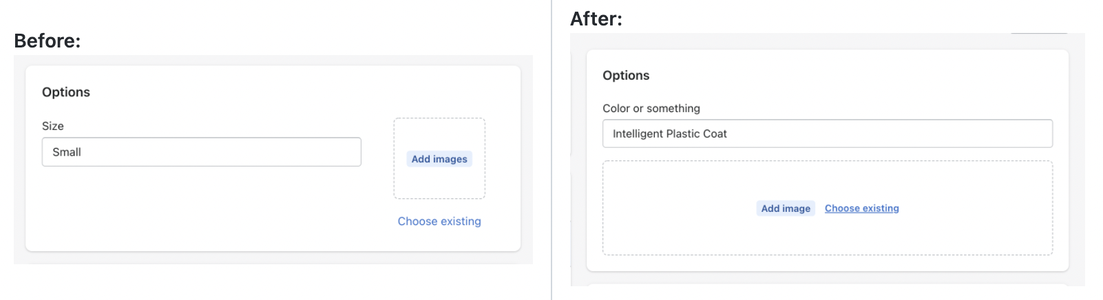 [DropZone] Ability to override / omit button padding for the Dropzone.FileUpload component ...