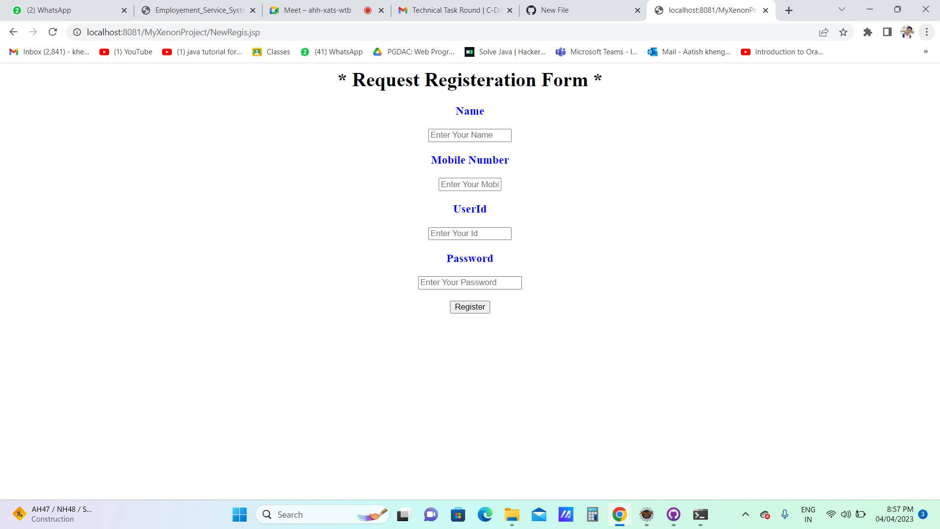GitHub - Aatishkhengre/MyProject