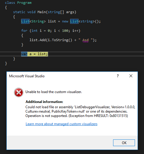 Visual Studio 2017 Error · Issue #1 · antonio-bakula ...