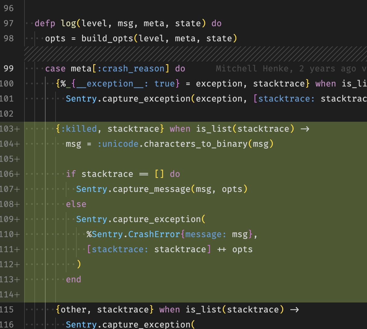 Handle missing EXIT reasons and add them to `Sentry.CrashError` · Issue #510 · getsentry/sentry ...