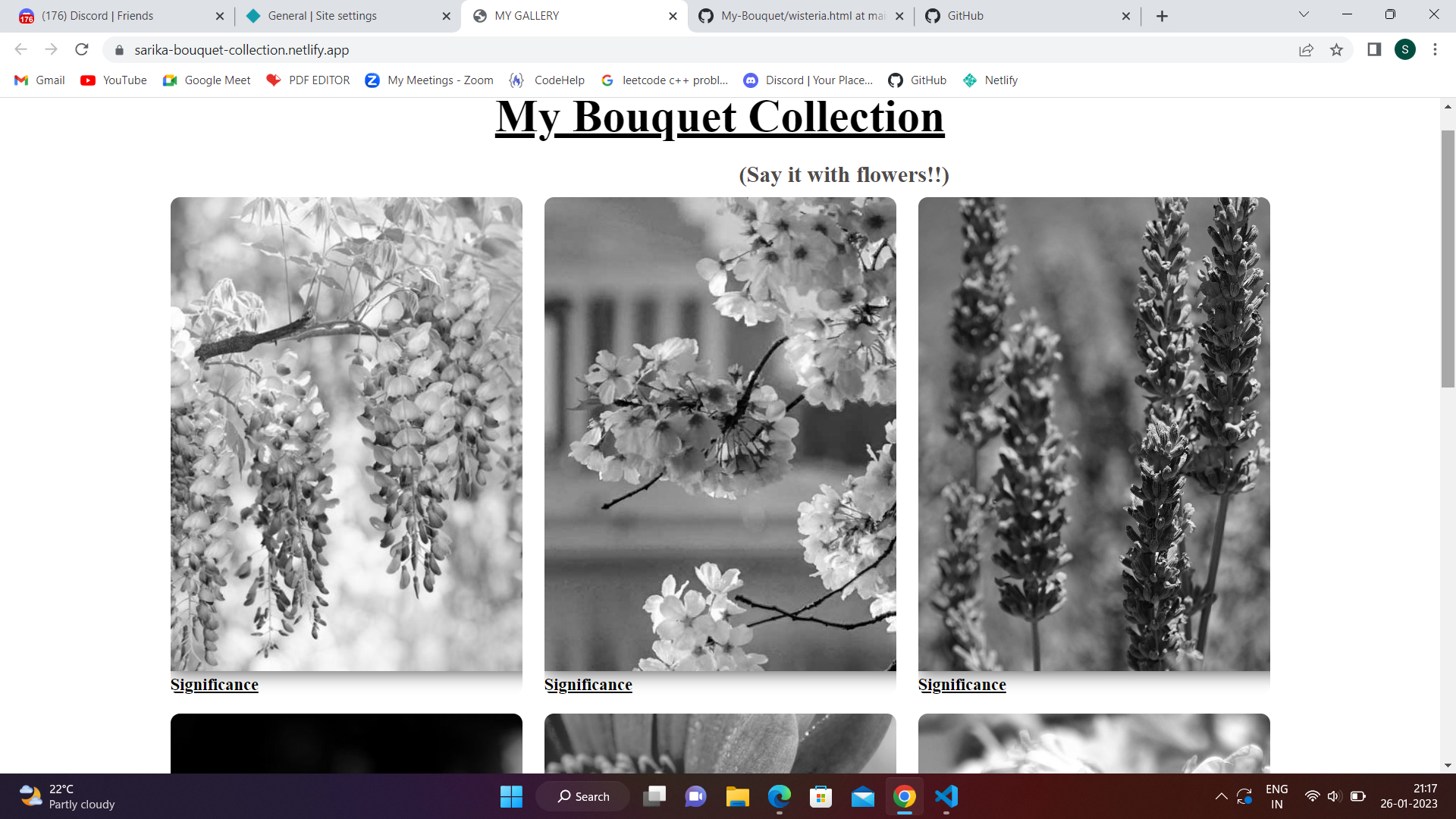 GitHub - Sarikagupta14/My-Bouquet