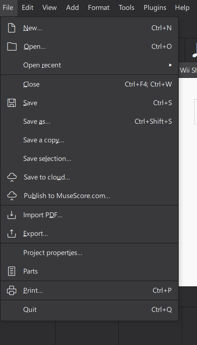 Menu Doesn't Display in Fullscreen · Issue #13940 · musescore/MuseScore · GitHub