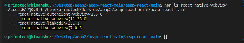 Tried To Register Two Views With The Same Name Rncwebview · Issue 373 · React Native Webview