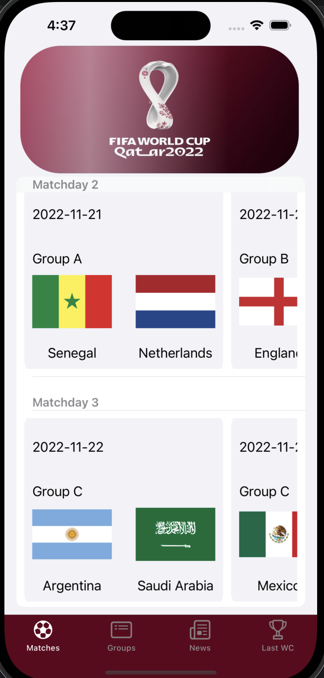 GitHub - DYessenkul/World-Cup-app
