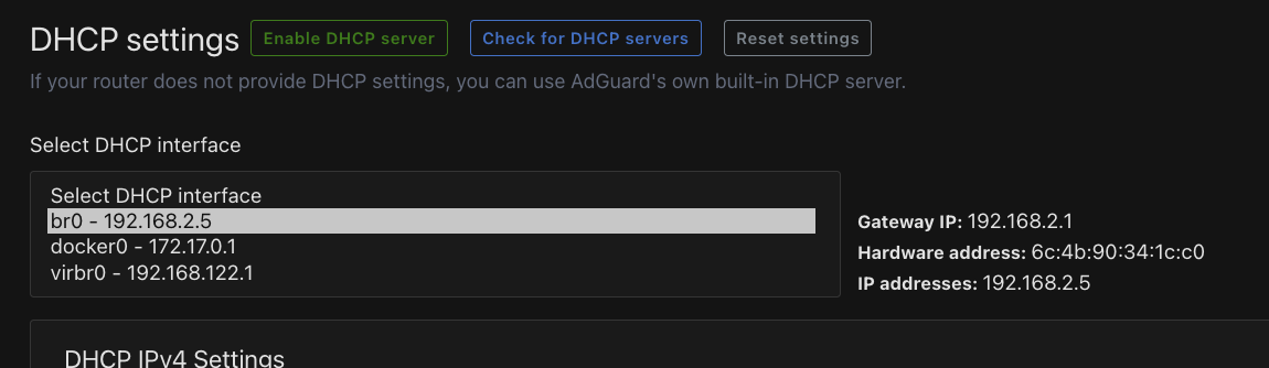 Unable To Enable Dhcp In Adguard Docker Container · Issue 5310 · Adguardteam Adguardhome · Github