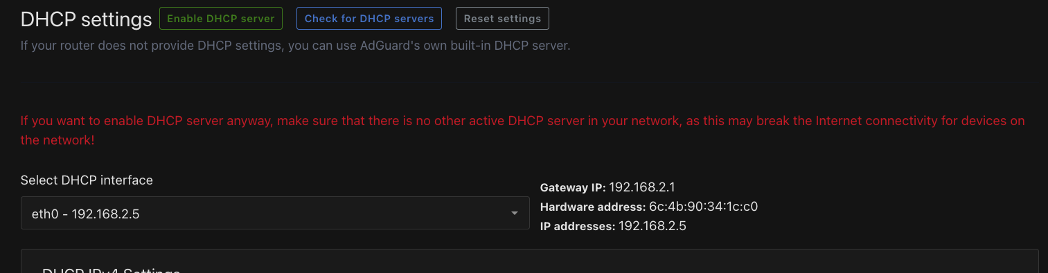 Unable To Enable Dhcp In Adguard Docker Container · Issue 5310 · Adguardteamadguardhome · Github