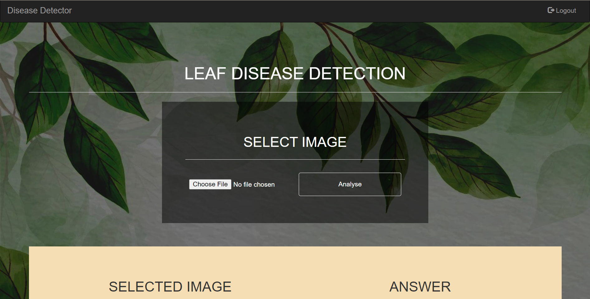 Github Nirajccs1999 Tomato Leaf Disease Detection Detect And