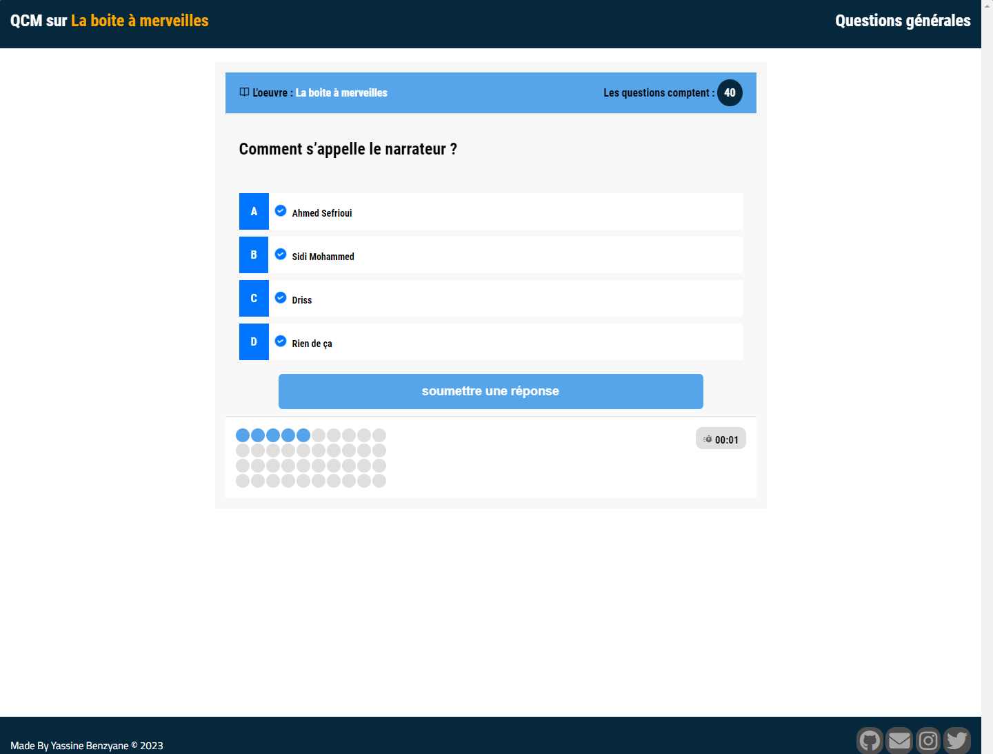 GitHub - B1n7y1ne/QCM: Quiz App