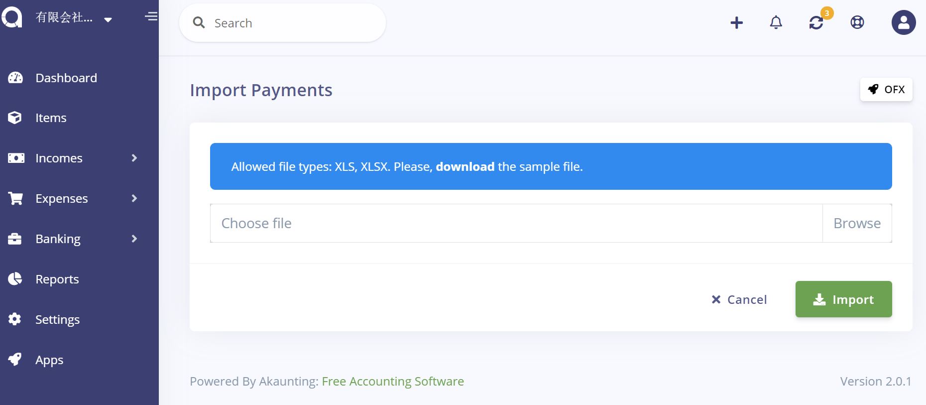 Import Payments · Issue #997 · akaunting/akaunting · GitHub