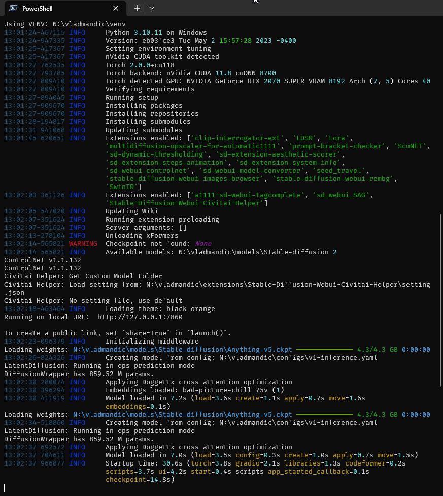 Issue Checkpoint Loading Twice At Startup · Issue 710 · Vladmandicautomatic · Github 