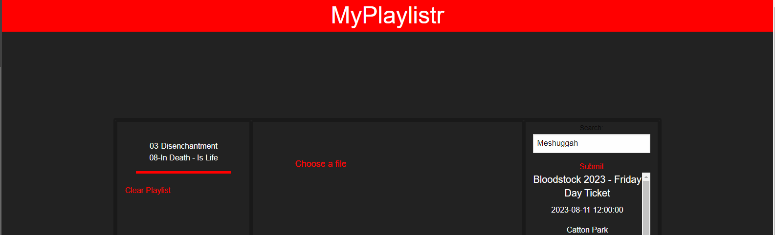 GitHub - evanknight18/JavaScript-Music-Player