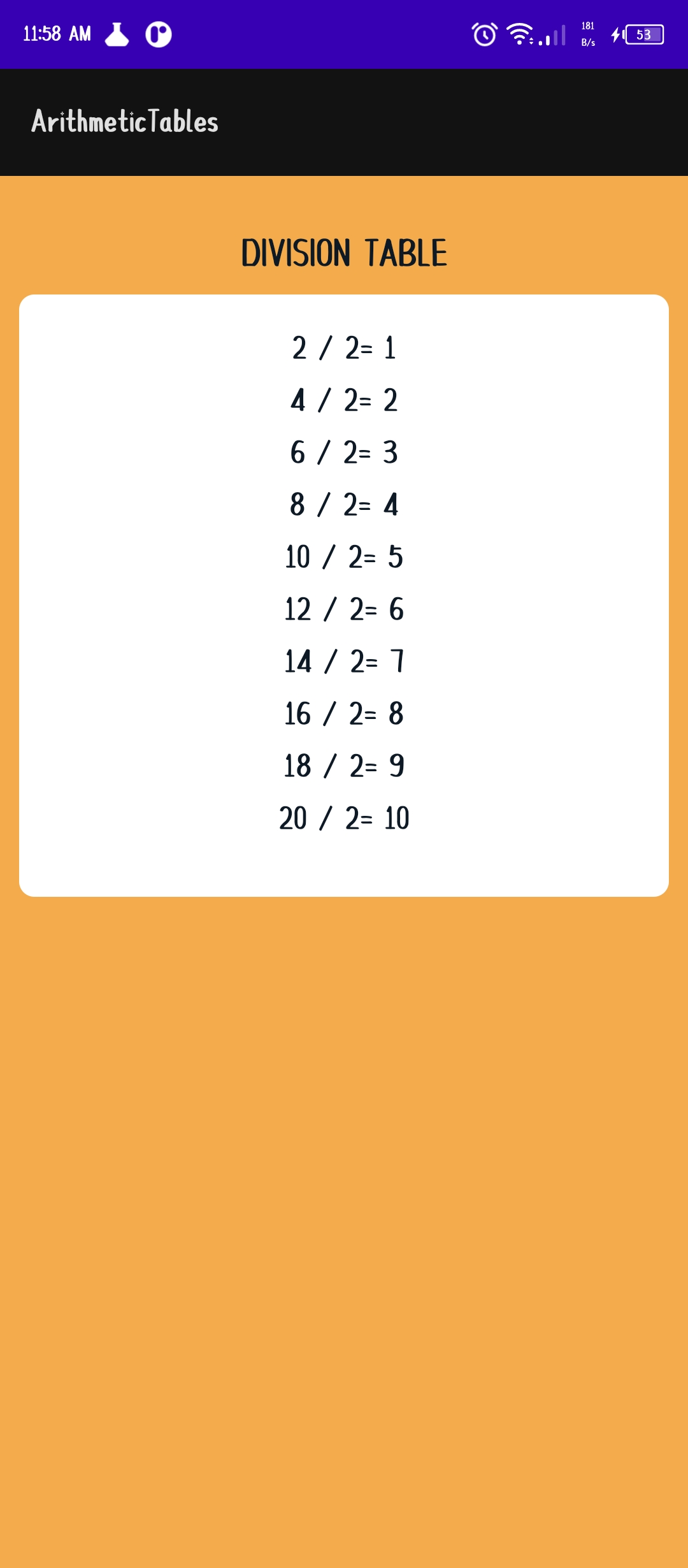 GitHub - Jerald-Joyson/Arithmetic-Tables: This is my old Project for ...
