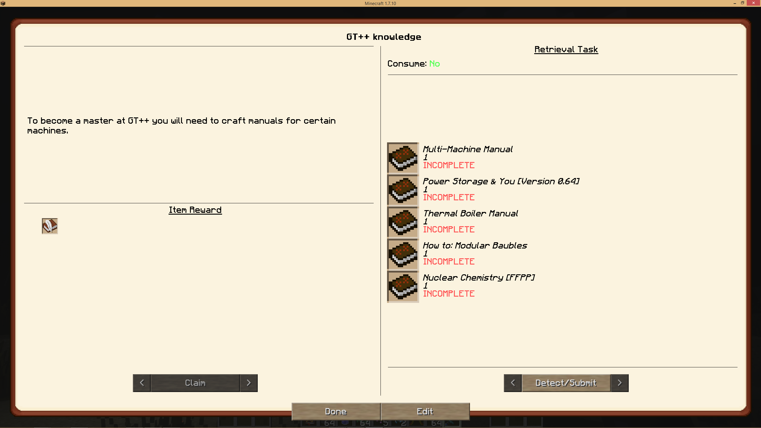Quests For Books · Issue 3604 · Gtnewhorizonsgt New Horizons Modpack · Github