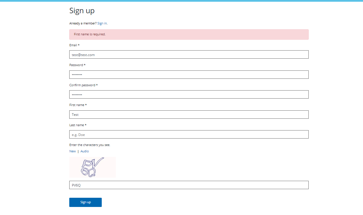 Wrong Validation Message for Sign-up & Sign -in Widget · Issue #2048 · Azure/api-management ...