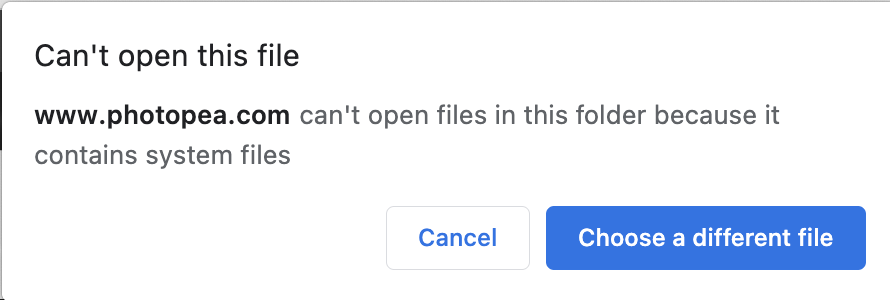 Cannot open files from my harddrive · Issue #5211 · photopea/photopea ...