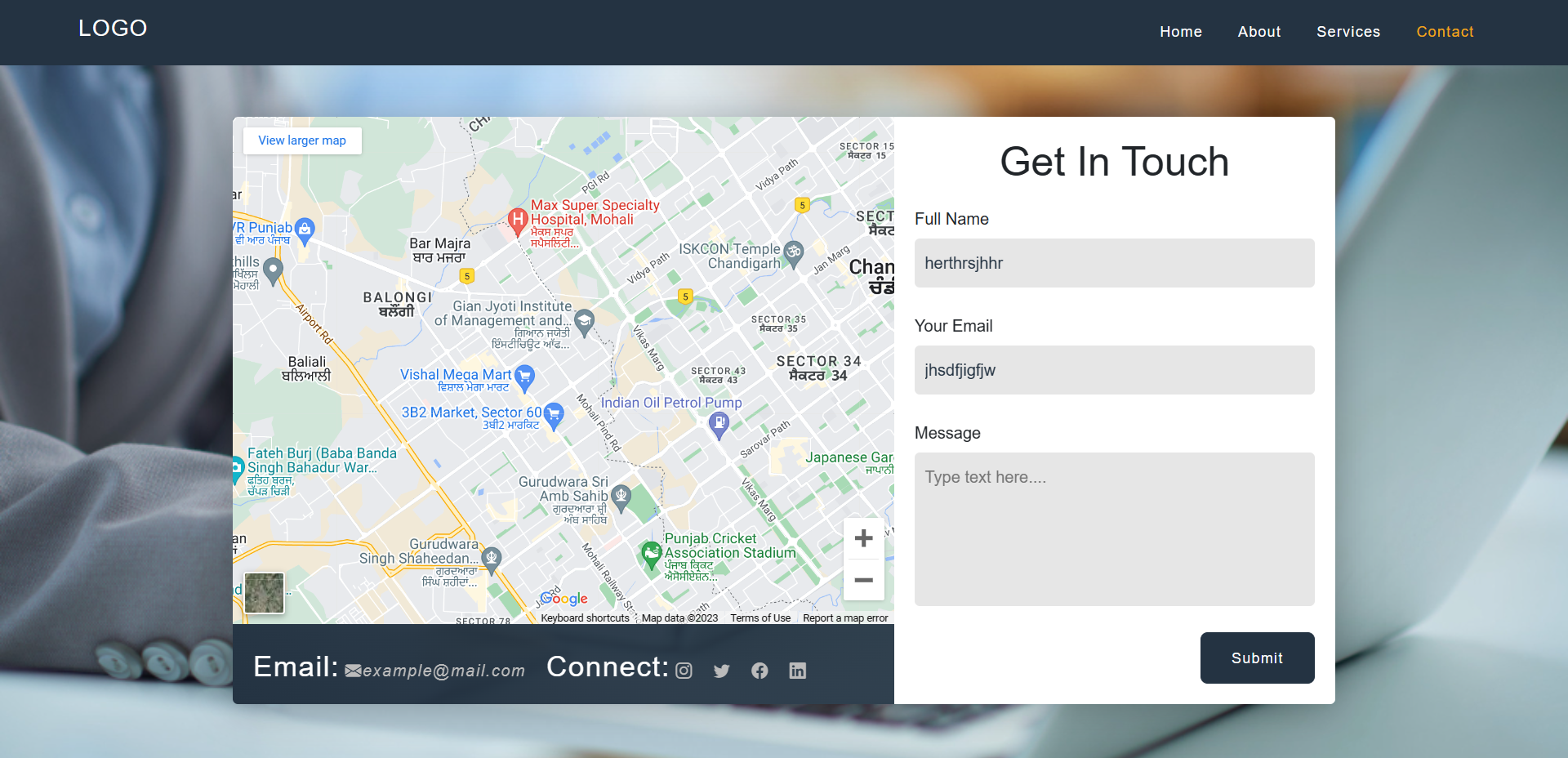 GitHub - inclusionsoftwaresolutions/contact-us-page-template-V2