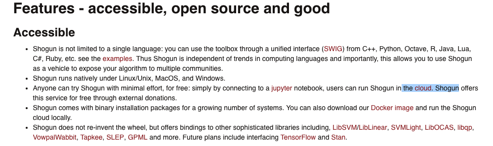 Cleanup web pages · Issue #4512 · shogun-toolbox/shogun · GitHub