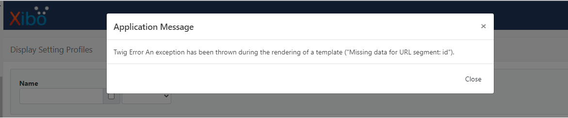 Error from Add Profile in Display Setting Profiles · Issue #2440 ...