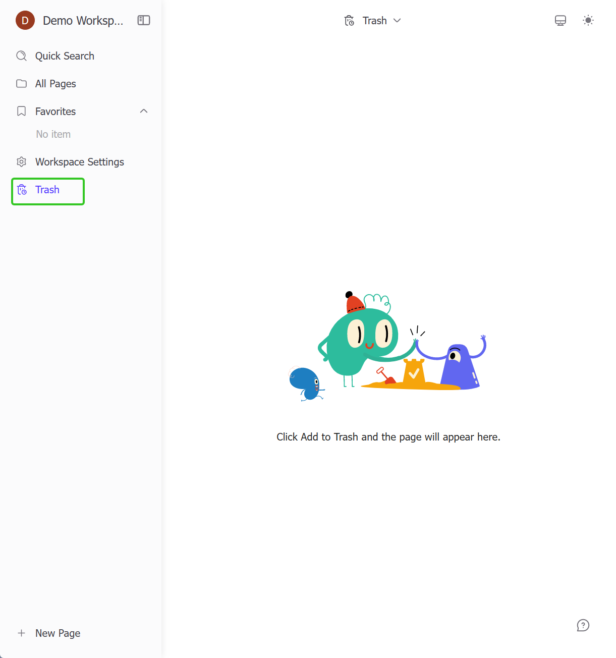"workspace setting" doesn't have the status(UI interaction) to show it is being chosen · Issue ...