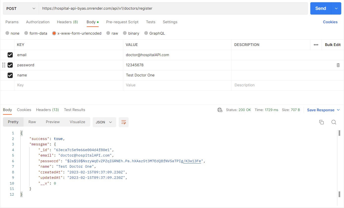 GitHub - ishaan-gupta-dev/hospital-api: API's for Hospital