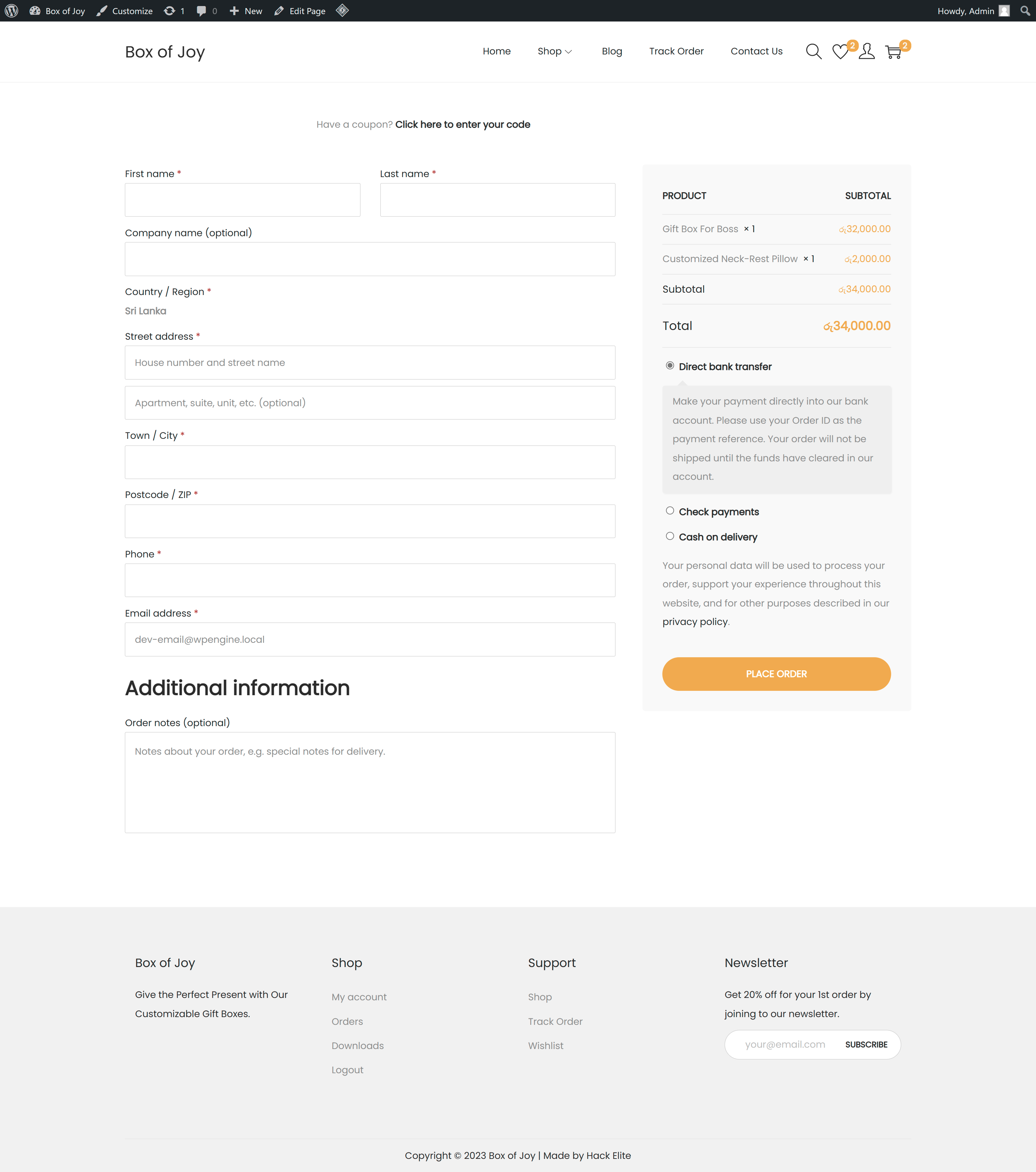 GitHub - Imasha-Senadheera/Box-of-Joy-gift-box-Ecommerce-website