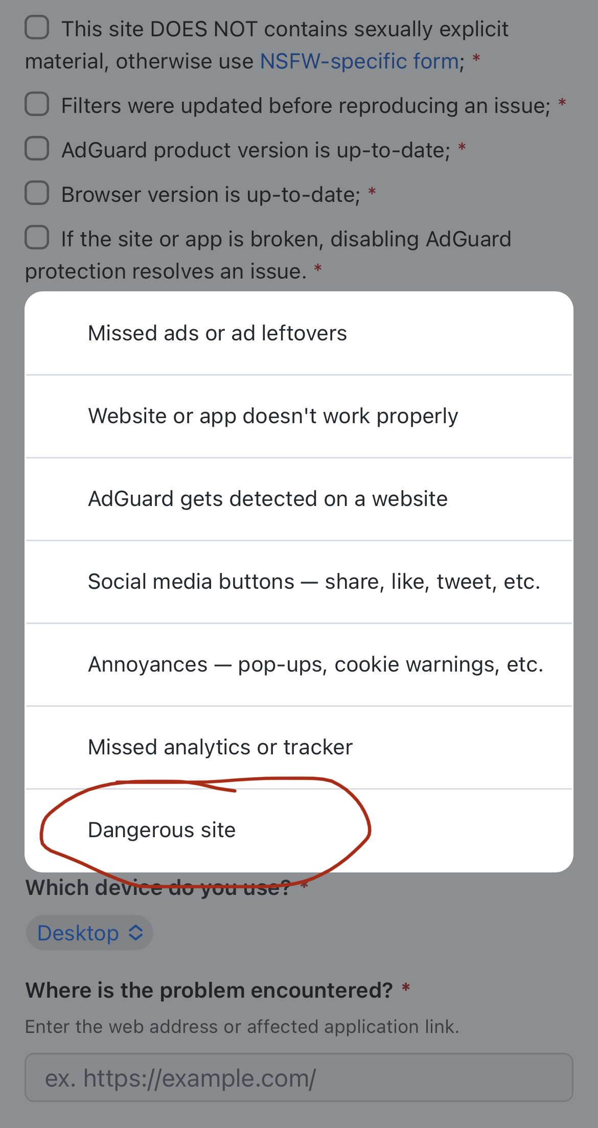 Provide ability to report malicious websites through web tool · Issue ...