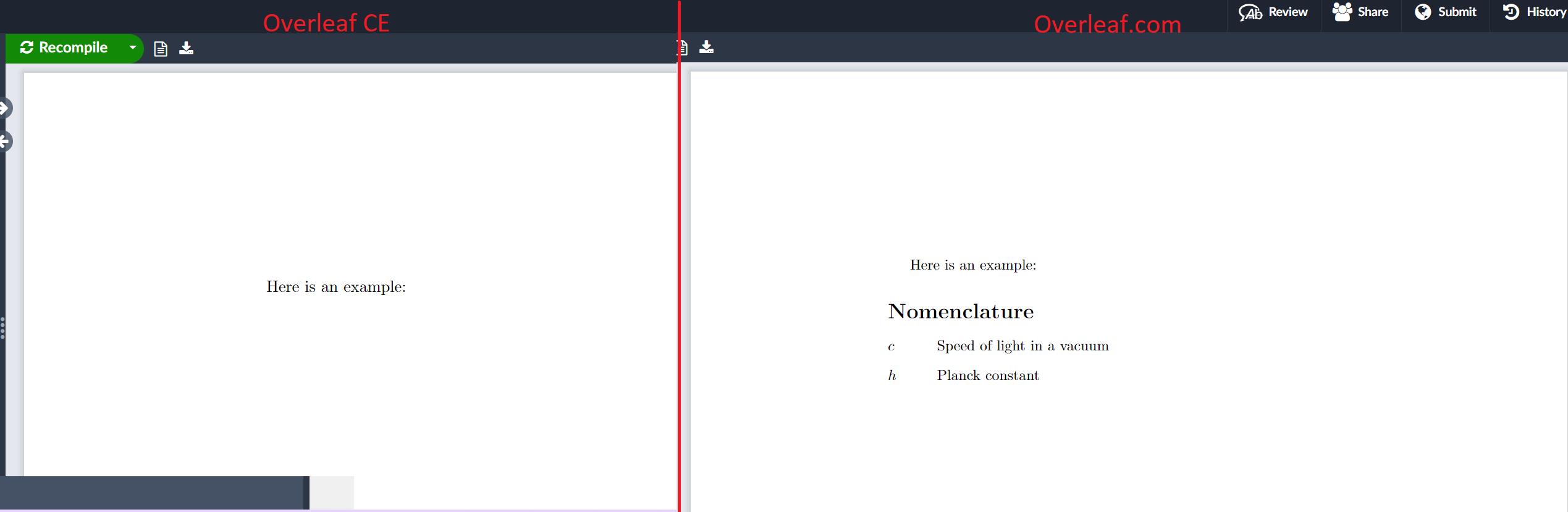 Nomenclature does not work in Overleaf CE · Issue #1083 · overleaf/overleaf · GitHub