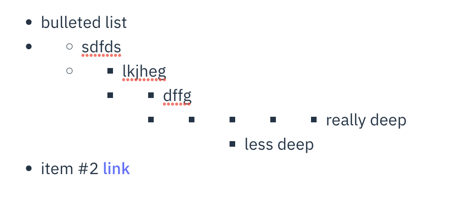 Feature: support deeply nested lists · Issue #3123 · facebook/lexical · GitHub