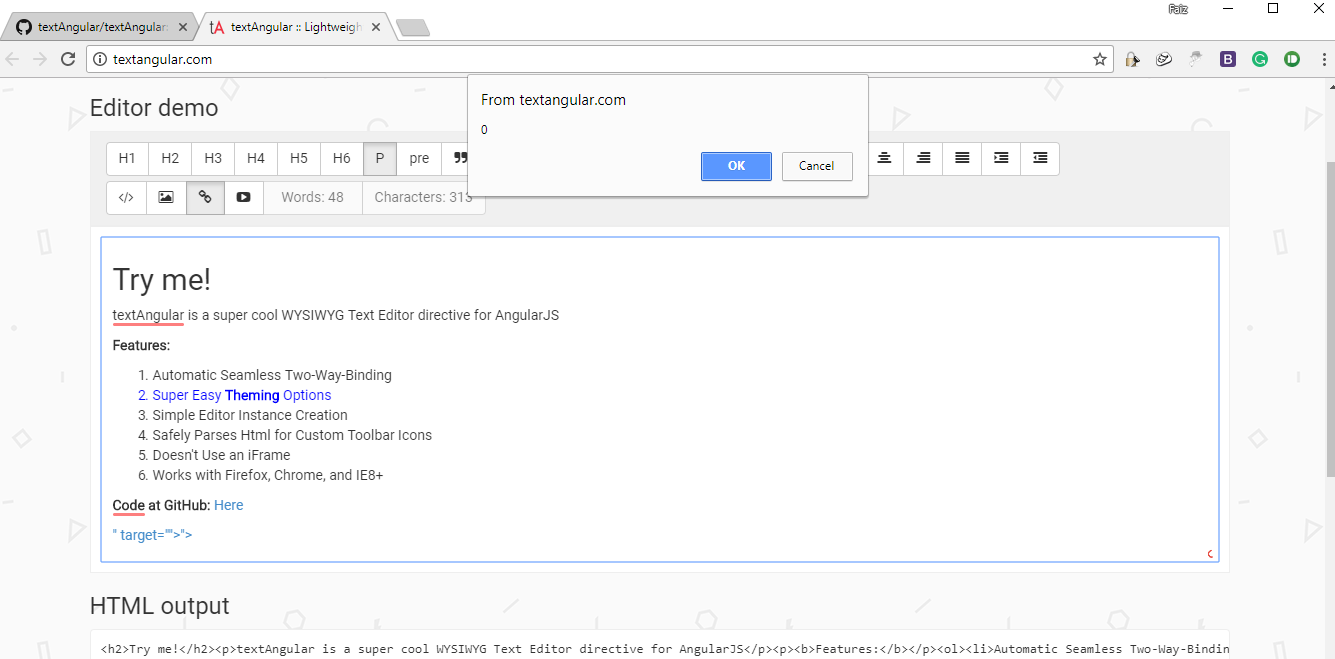 Xss Vulnerability · Issue 1603 · Textangular Textangular · Github