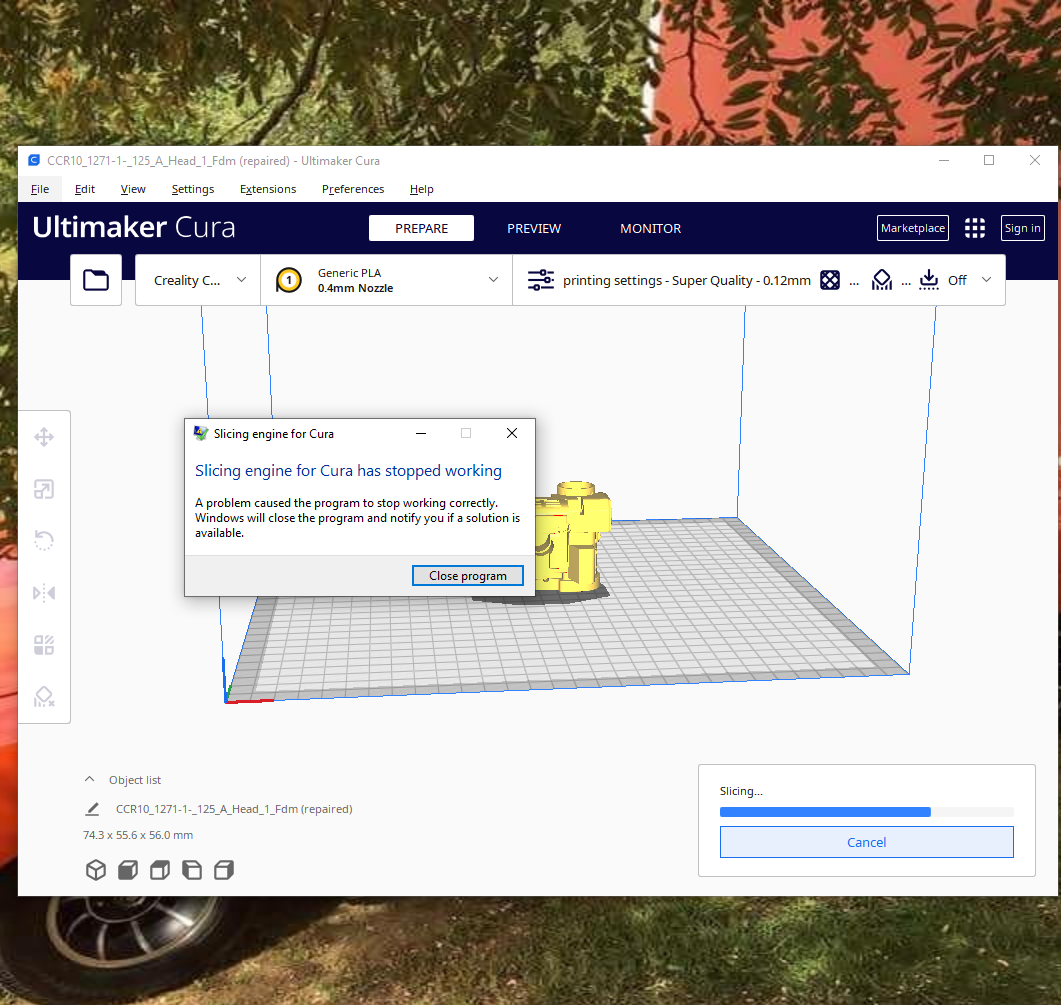 bug · Issue #14147 · Ultimaker/Cura · GitHub