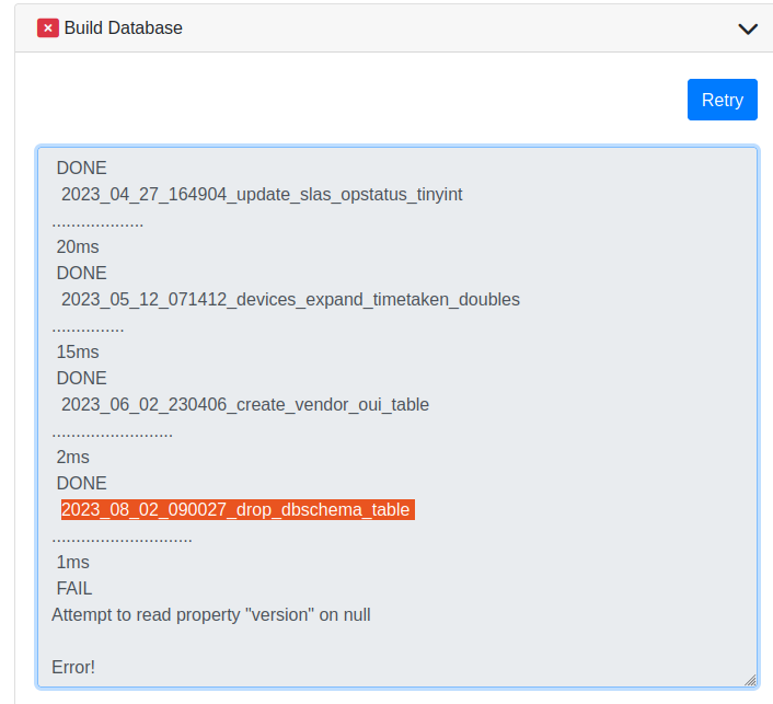Build Database error with 2023_08_02_090027_drop_dbschema_table · Issue #15196 · librenms ...