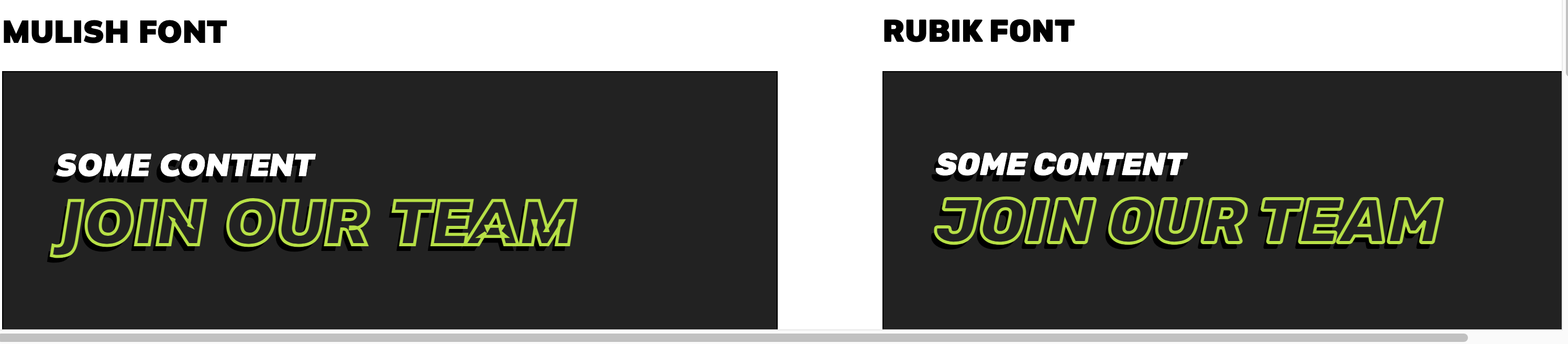 Mulish - weird result when using -webkit-text-stroke · Issue #6516 · google/fonts · GitHub
